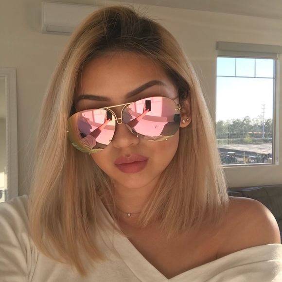 Accessories | Pink Mirrored Oversized Aviator Sunglasses | Poshmark
